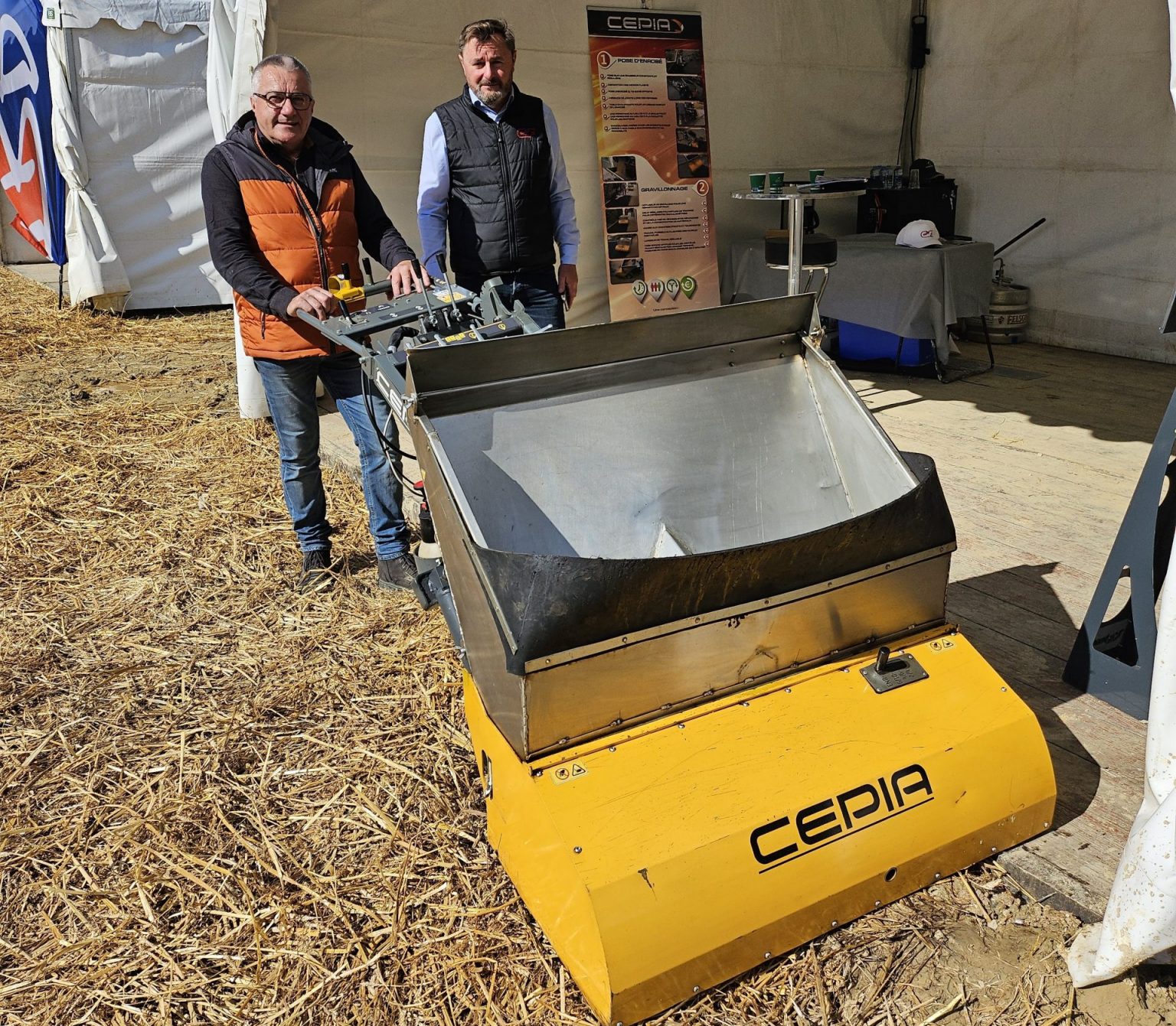 Cepia, étaler seul son enrobé sans fatiguer | TP Aménagements